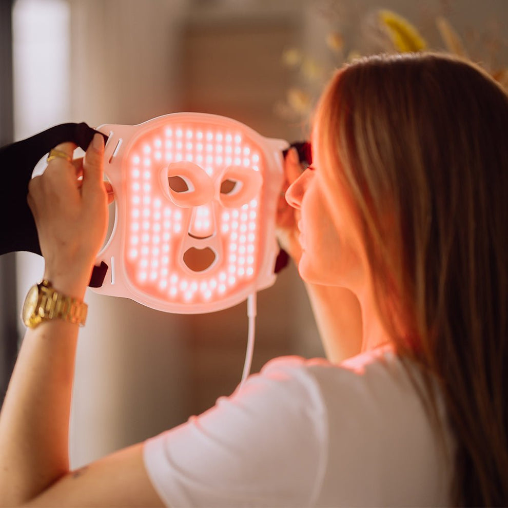 LED Gesichtsmaske | Maske mit Rotlicht und Infrarot – Liroma